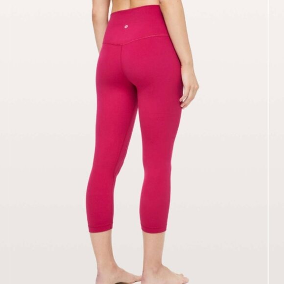 lululemon athletica | Pants & Jumpsuits | Lululemon Align Crop 2 Ruby ...